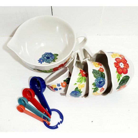 The Pioneer Woman | Kitchen | Pioneer Woman Dazzling Dahlia Melamine ...